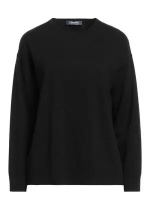 Max Mara Solid-colored Long-sleeve Knit Top - Black