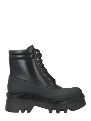 Chloé Leather Ankle Boots - Black