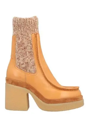 Chloé Leather Ankle Boots - No