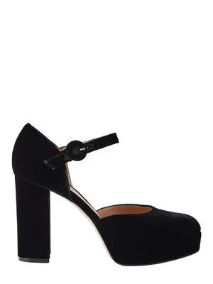 GIANVITO ROSSI Velvet Pumps - Black