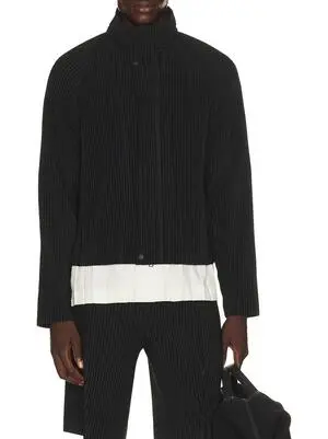 Issey Miyake Tailored Pleats 1 Blouson - Black