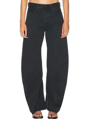 AGOLDE Spiral Jean In Black - Vanta
