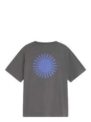 THINKING MU Grey Aaron T-shirt Back Blue Sun Grey