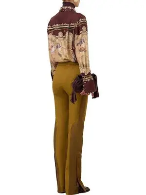Zimmermann Valiant Drill Straight Pant - Chartreuse
