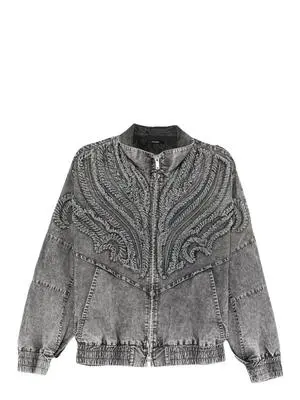 TAAKK Lightweight Denim Jacket - Grey