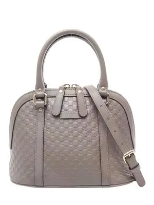 Gucci 2016-2026 Mini Microguccissima Dome Satchel Grey