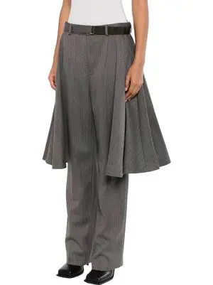 Sacai Herringbone Suiting Trousers - Grey