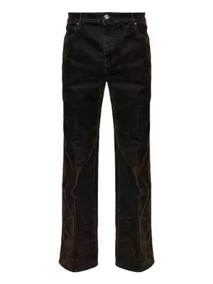 Amiri Wide-leg Jeans - Black