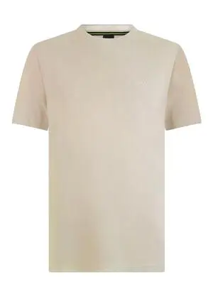 BOSS Logo-embroidered T-shirt - Neutrals