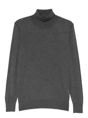 Caruso Fine-knit Jumper - Grey