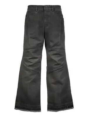XLIM XLIM Panel Frayed Hem Trousers