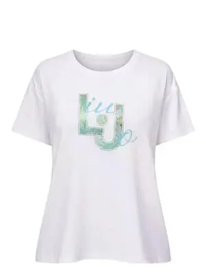 LIU JO T-shirt With Printed Insert