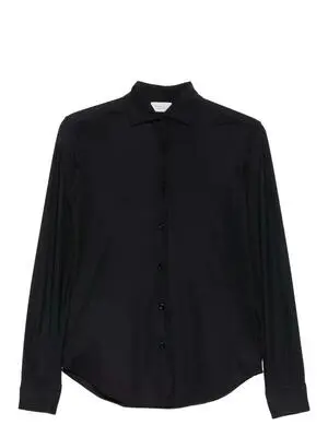 MAZZARELLI Button-up Long-sleeve Shirt - Blue