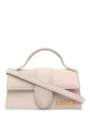 Jacquemus Le Bambino Logo-plaque Mini Bag Neutrals