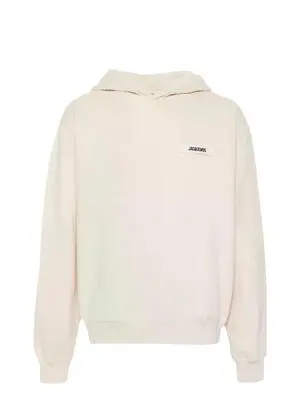 Jacquemus The Gros Grain Hoodie Neutrals