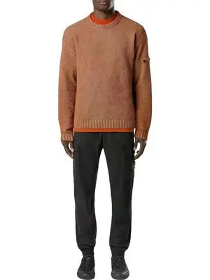 Stone Island 3100031 Stretch Organic-cotton Twill Cargo Pants - Black