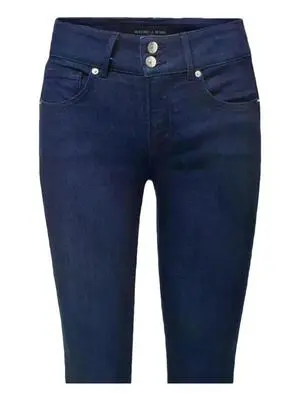 Veronica Beard Beverly Mid-Rise Flared Jeans Blue