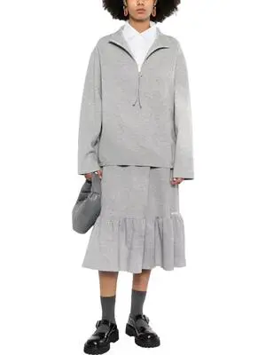 AO YES AO YES Ruffled Jersey Skirt