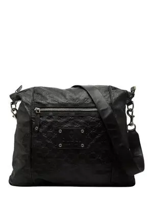 Gucci 2000-2015 Ssima Messenger Cross Body Bag - Black