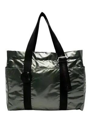 JACK GOMME Caly Metallic-effect Tote Bag - Green