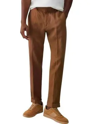 Liu Jo Linen Trousers - Brown