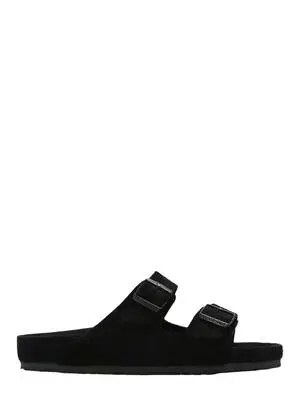 BIRKENSTOCK Arizona Suede Sandals - Black