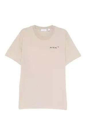 Off-White Crew-neck T-shirt - Neutrals