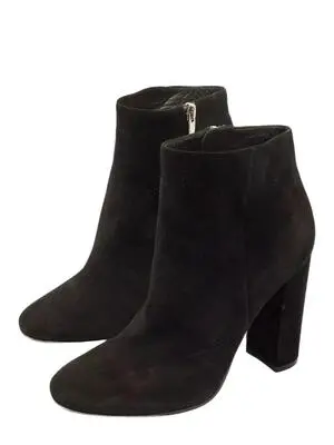 GIANVITO ROSSI Suede Ankle Boots Black
