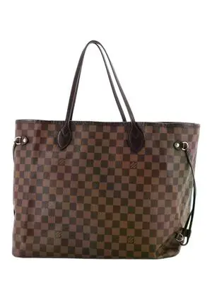 LOUIS VUITTON Neverfull Nm Damier Gm Tote Bag Brown