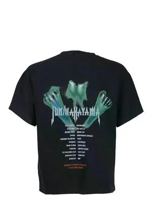 JUN/NAKAYAMA Graphic-print T-shirt - Black