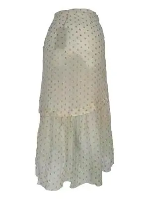 Stella McCartney Polka Dot-print Midi Skirt - White