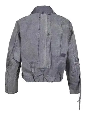 UNDER THE SIGN Patchwork Wax-coated Jacket