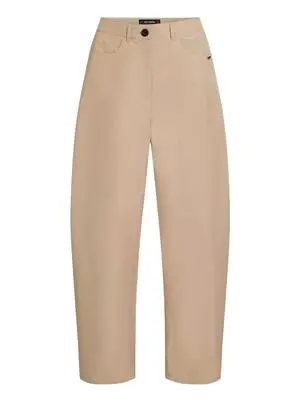 Karl Lagerfeld Ikon Barrel Trousers - Neutrals