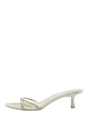 ALEXANDER WANG Dahlia Crystal-embellished Sandals - Neutrals