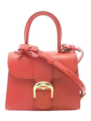 Delvaux 2010s Mini Brillant Crossbody Bag - Red
