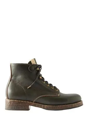 Visvim Virgil Folk Leather Boots - Brown