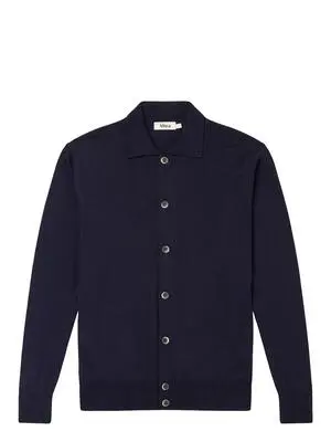 Altea Virgin Wool Cardigan - Blue