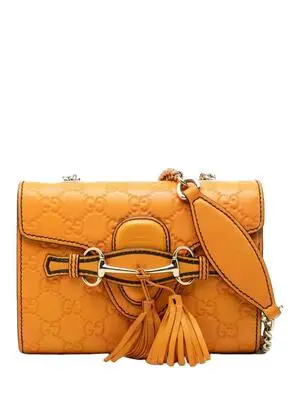Gucci 2000-2015 Mini Guccissima Emily Crossbody Bag - Orange