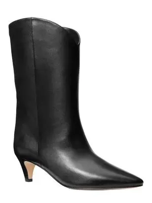 Michael Kors Daniela Leather Boot - Black