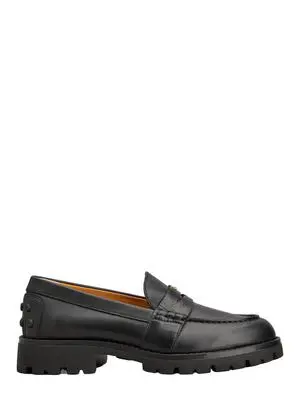 TOD'S Tod's Leather Loafers Black