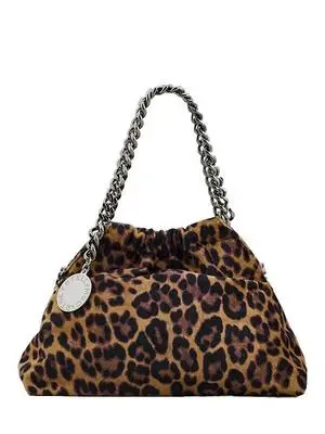 Stella McCartney Falabella Mini Drawstring Bag - Leopard