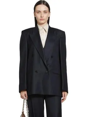 Gucci Double-breasted Jacket - Blue