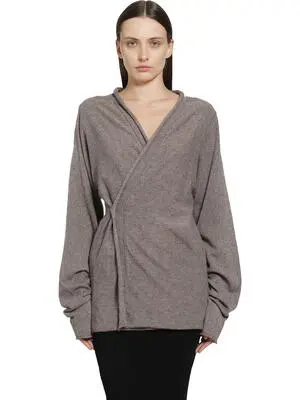 YEHUAFAN YEHUAFAN Cashmere Wrap Top
