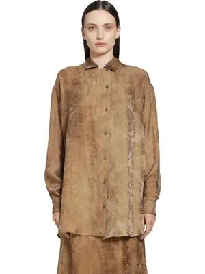 UMA WANG Tyesha Top Brown