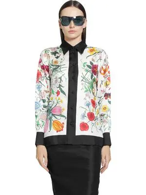 Gucci GUCCI Printed Silk Shirt Multicolor