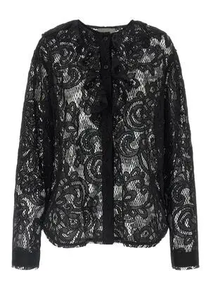 NUDE Lace Shirt - Black