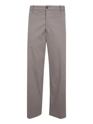 NINE:INTHE:MORNING Casual Trousers With Belt Loops - Camel