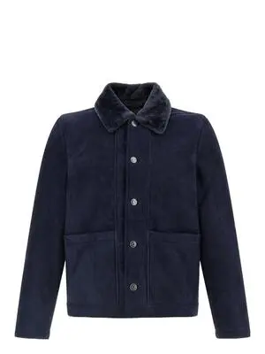 GIORGIO BRATO Long-sleeved Casual Jacket - Blue