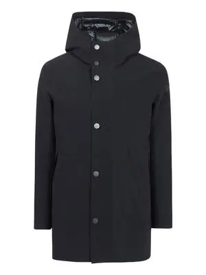 RRD Long-sleeved Hooded Cotton Jacket - Black
