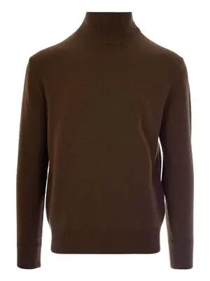 PAOLO PECORA Turtleneck Jumper - Black